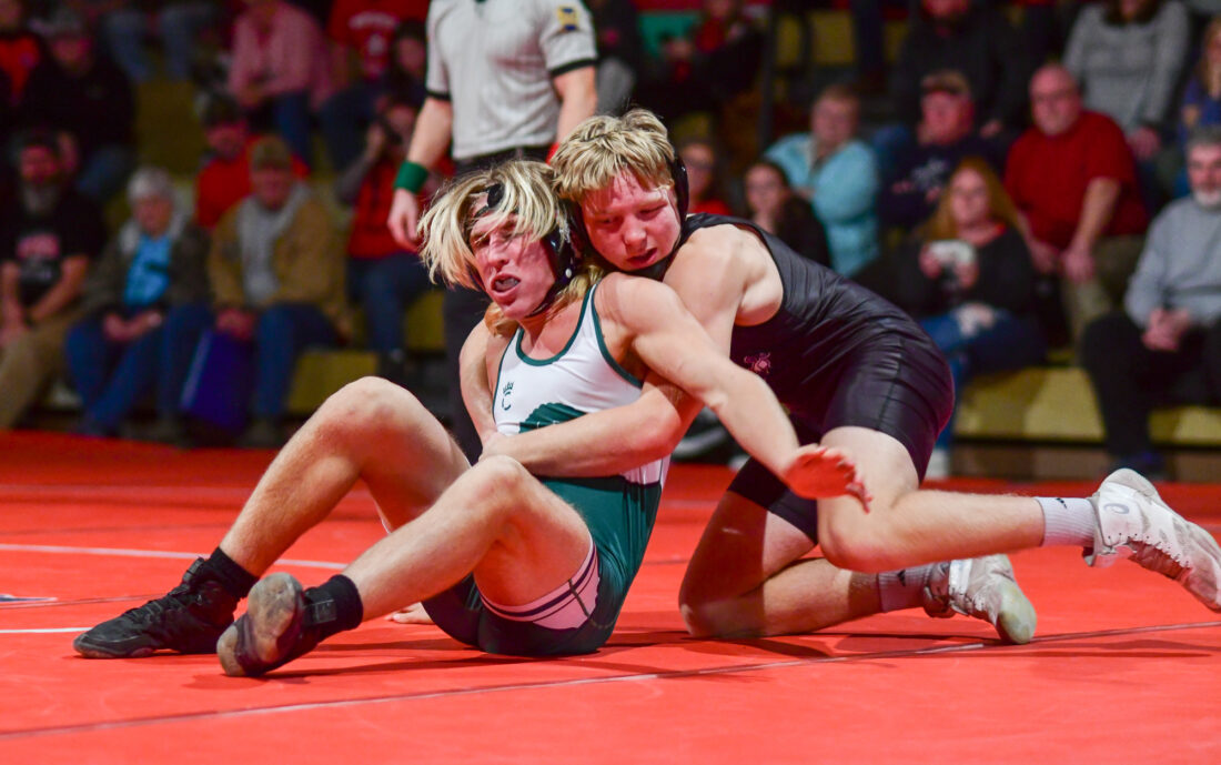 Conner Harer helps Montgomery wrestling team roll against Hughesville ...